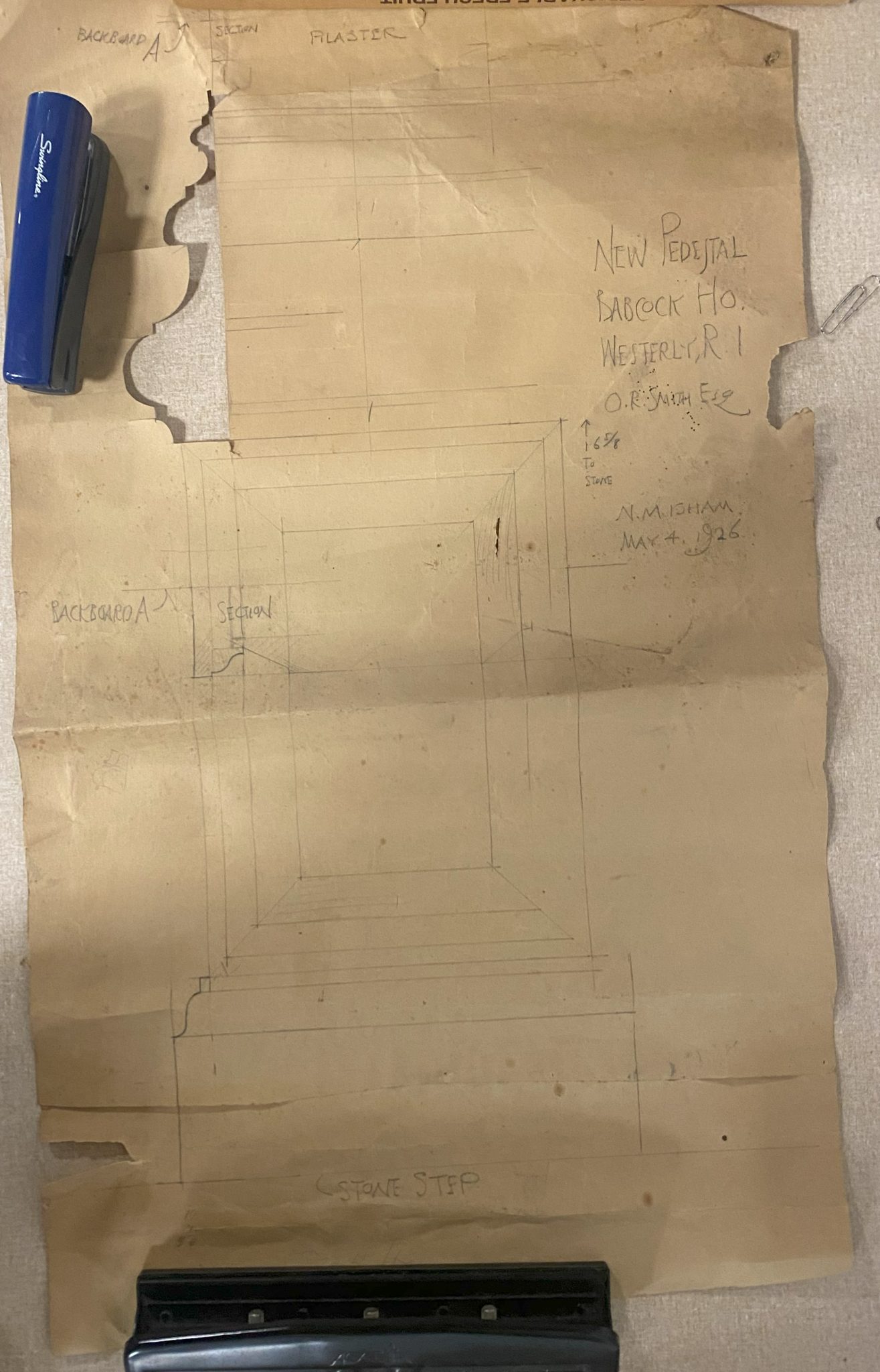Solving the mystery of the “New Pedestal” Colonial Restoration #1 ...